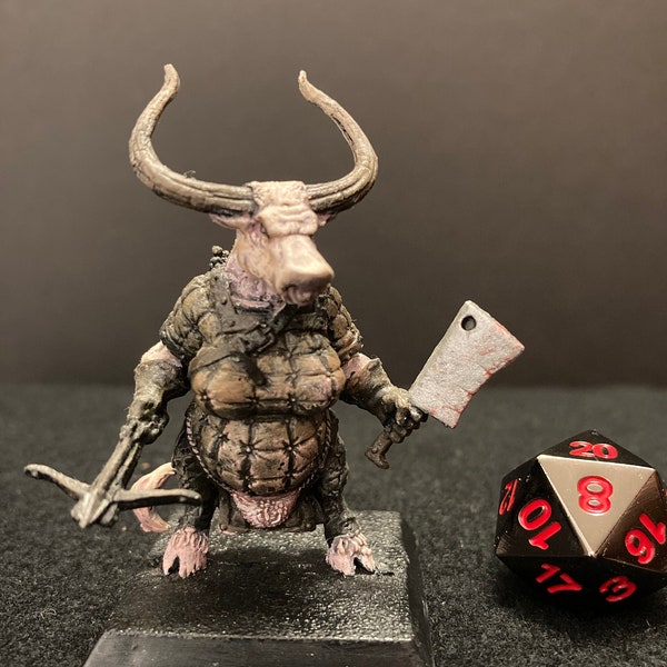 Female Minotaur Miniature - Etsy