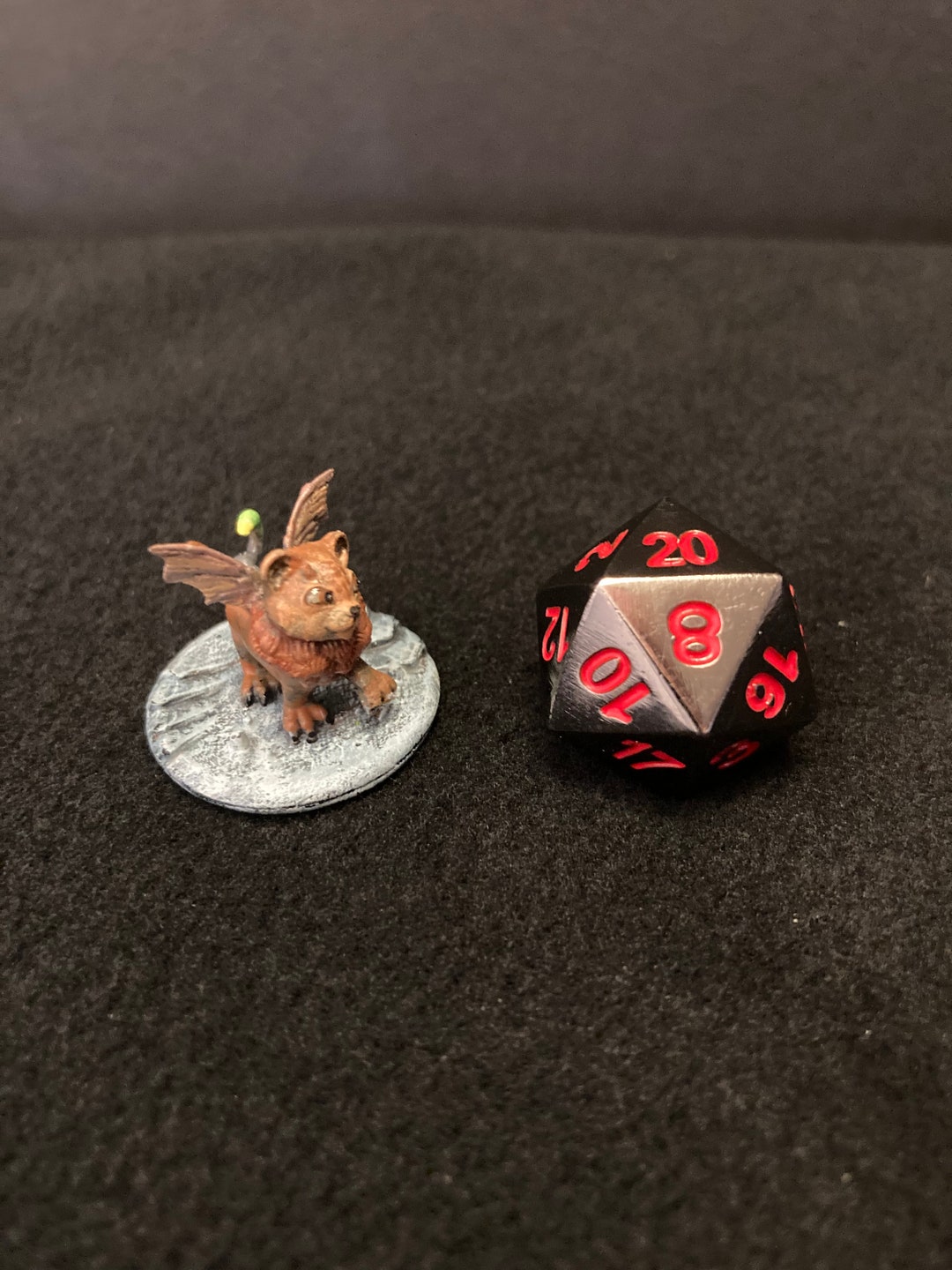 Manticore Baby by Mia Kay M3DM / Painted 28mm Miniature for Dungeons ...