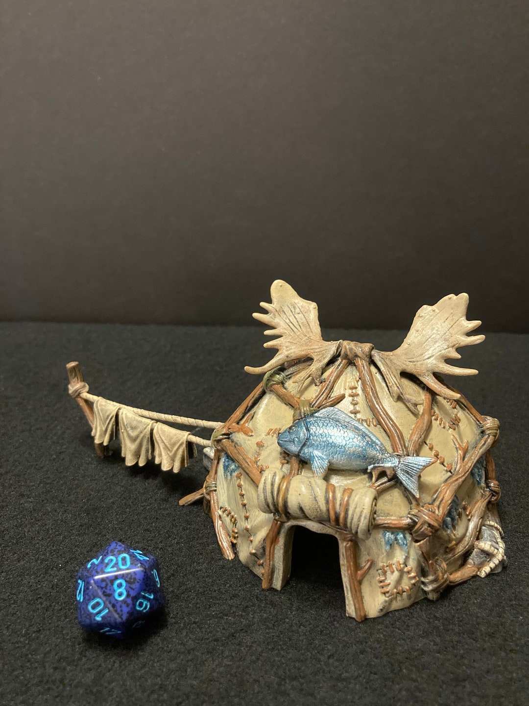 Arctic Camp House by Cast N Play / Painted 28mm Miniature Scatter ...