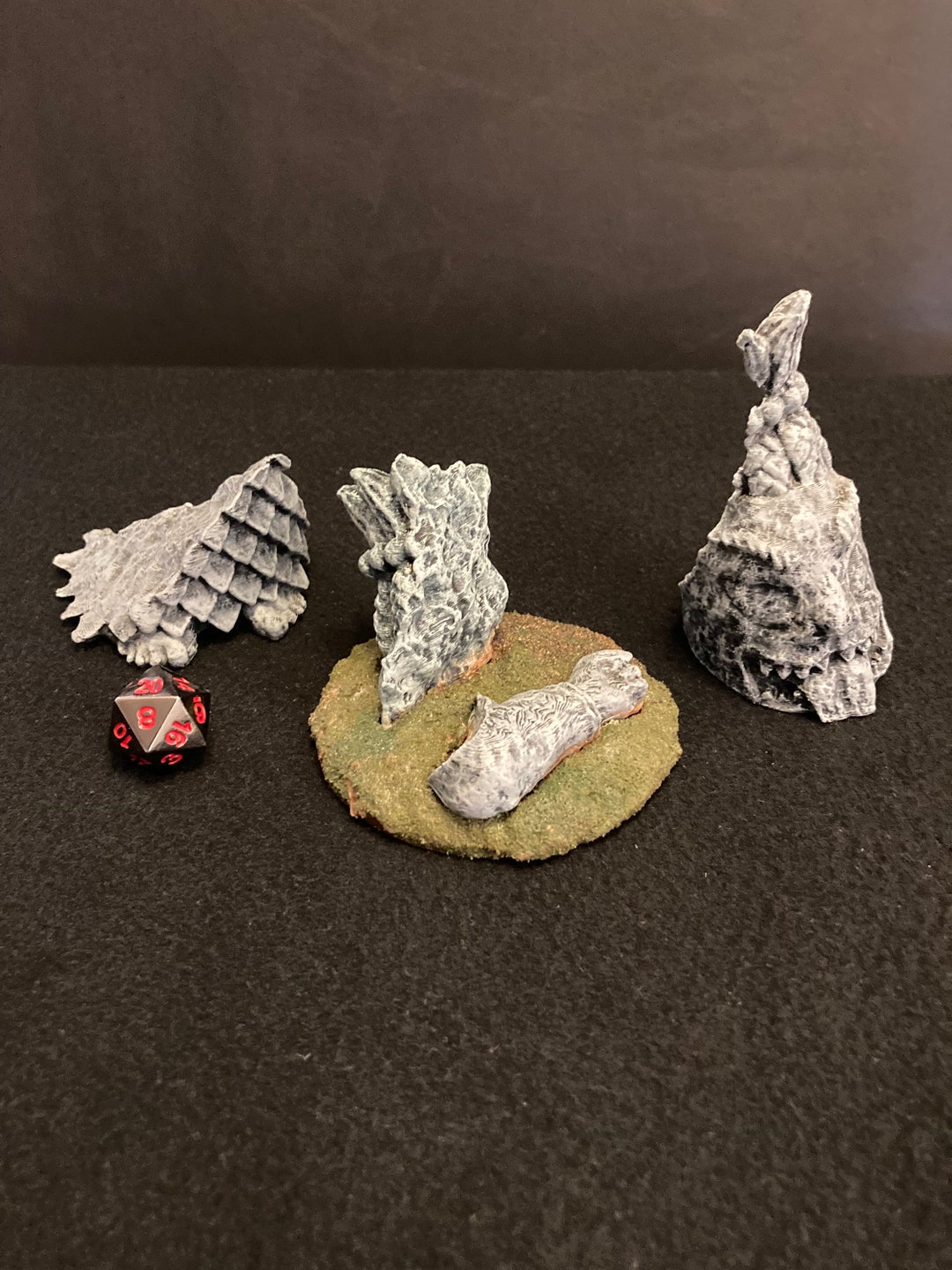 Crumbled Jungle Statue by Terrain4print / Painted 28mm Miniature ...