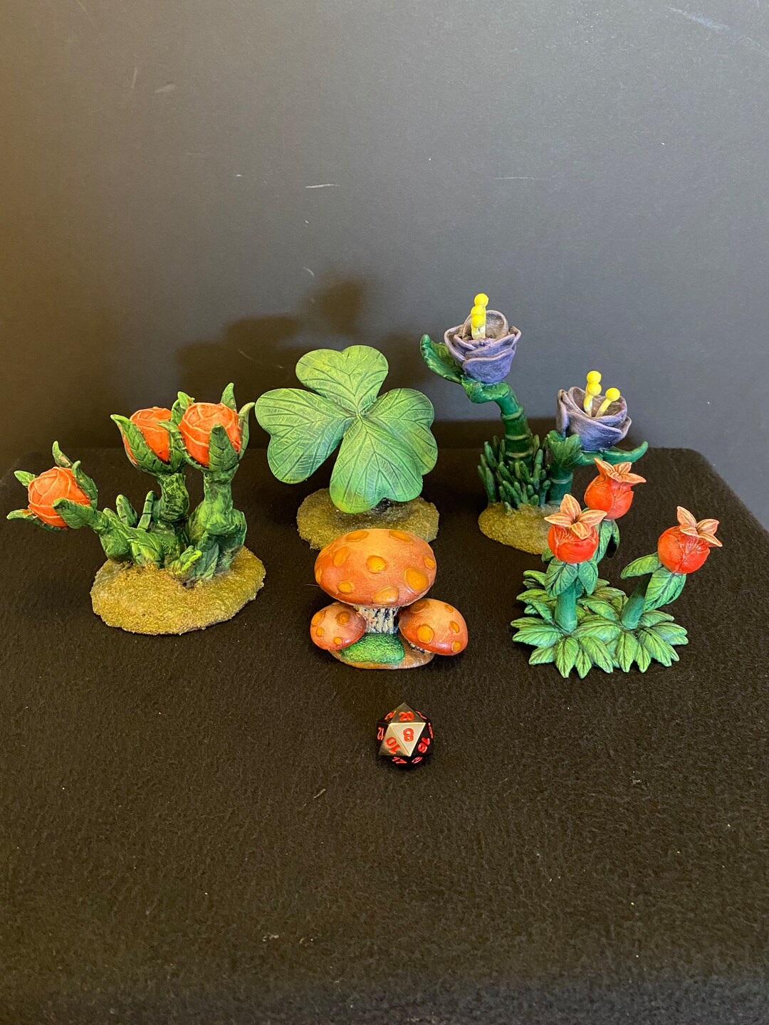 Fey Plants by Crippled God Foundry / Painted 32mm Miniature Scatter ...