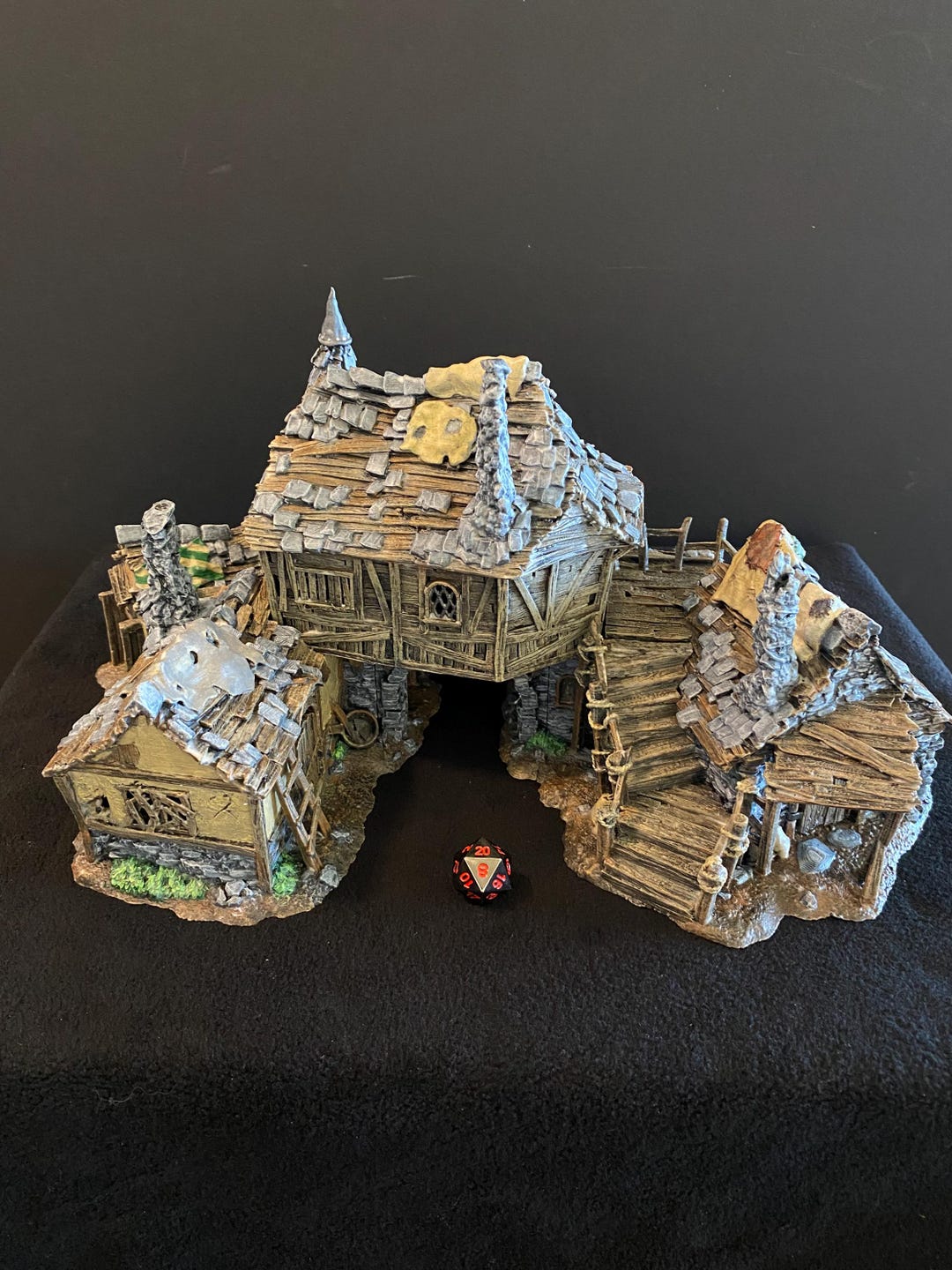 Slum Tenement A Ghetto Shantytown District / Painted Miniature Scatter ...