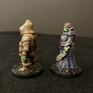 Orc Villagers / Painted 28mm Miniature for Dungeons and Dragons Dnd ...