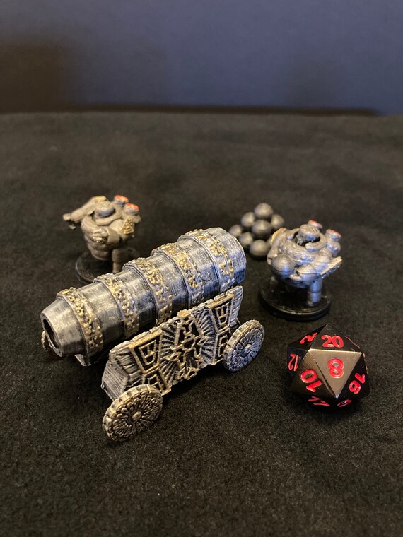 Ancient Dwarven Cannon and Crew From Legion of the - Etsy