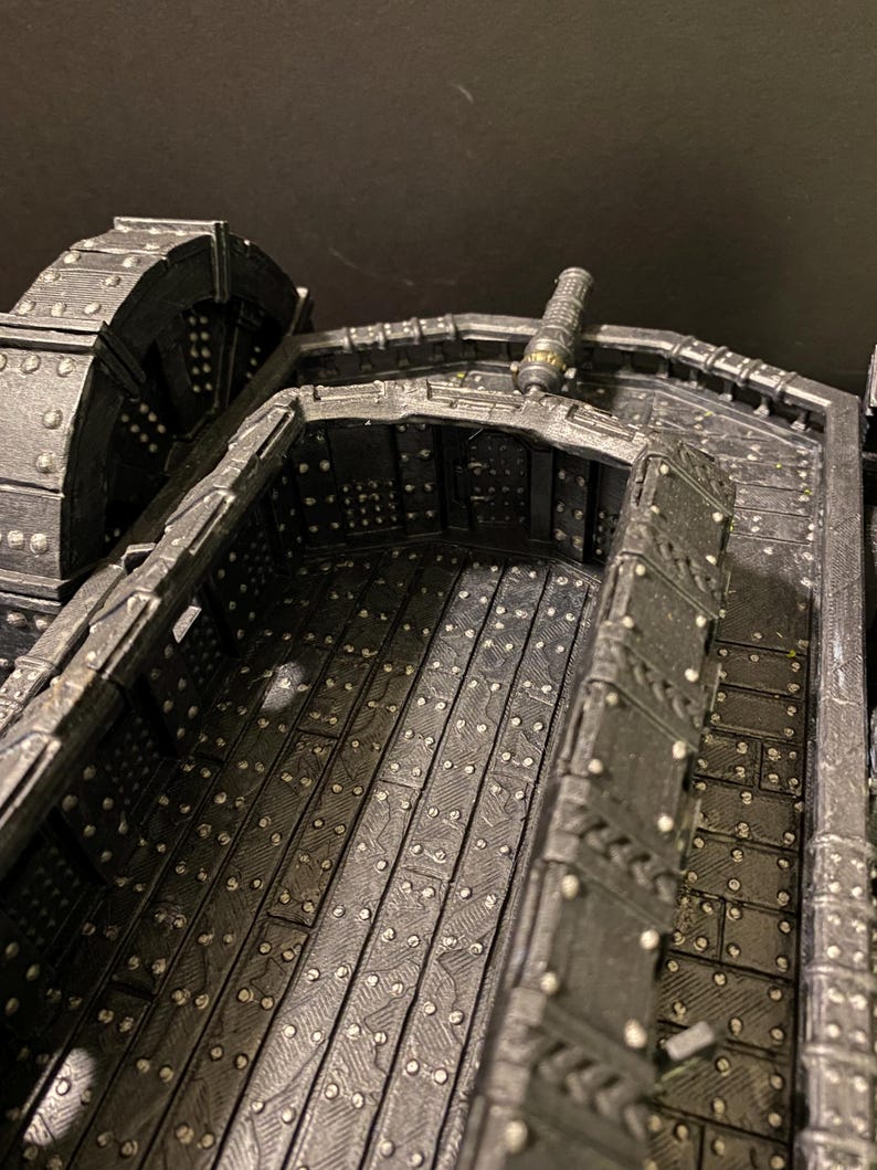 Steam Ironclad by Printable Scenery / Painted 28mm Miniature Scatter ...