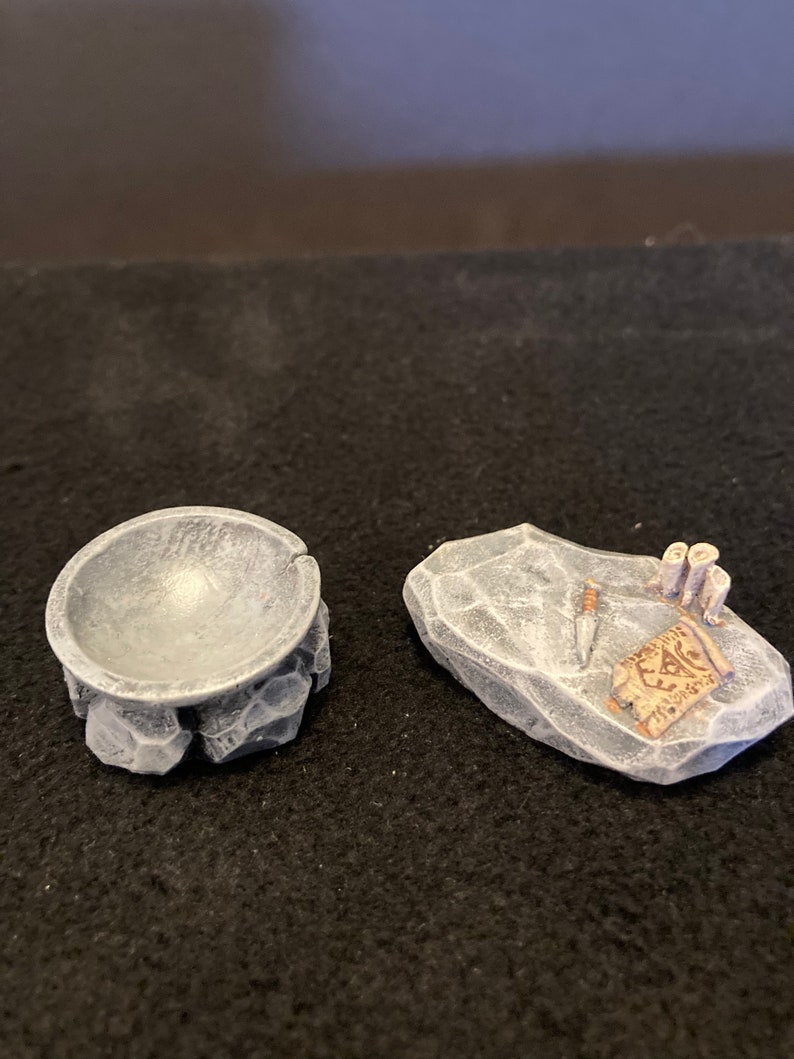 Evil Cult Sacrificial Altar / Painted 28mm Miniature Scatter Terrain ...