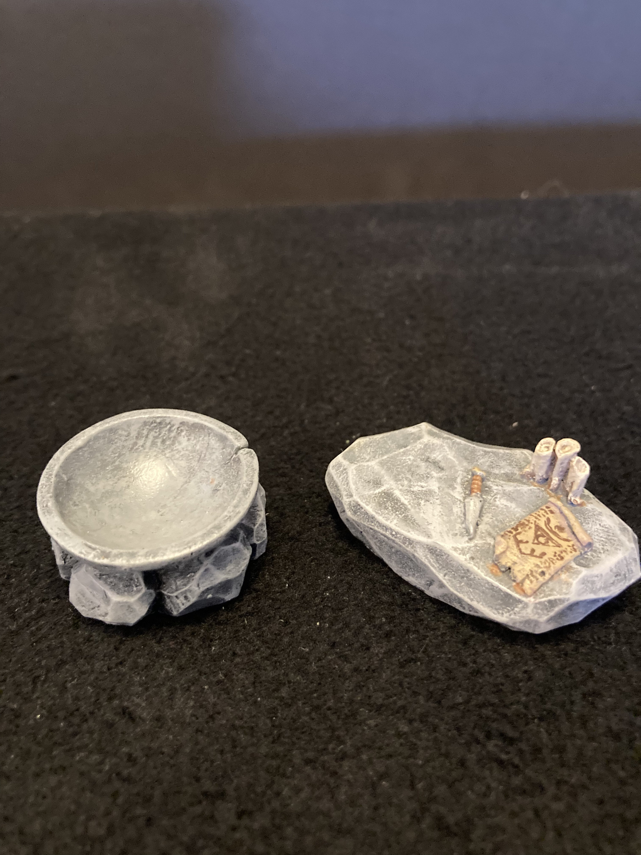 Evil Cult Sacrificial Altar / Painted 28mm Miniature Scatter Terrain ...