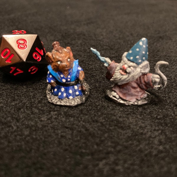 Mouse Warrior Miniature - Etsy