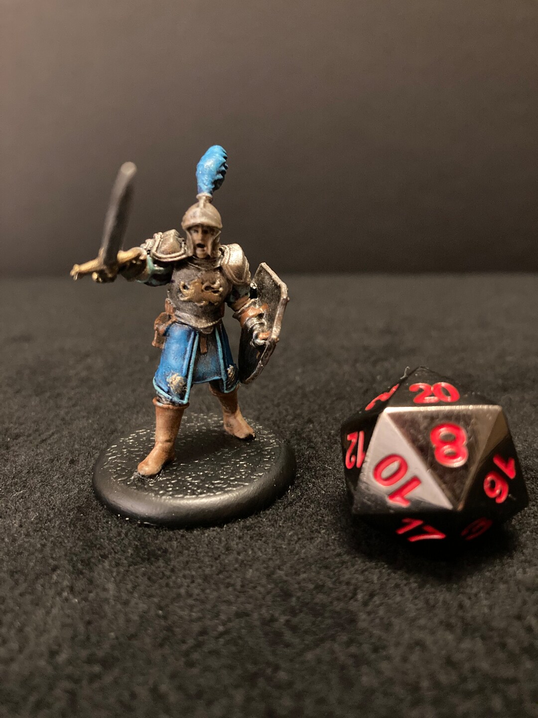 Veteran Soldier / Painted 28mm Miniature for Dungeons and Dragons Dnd ...