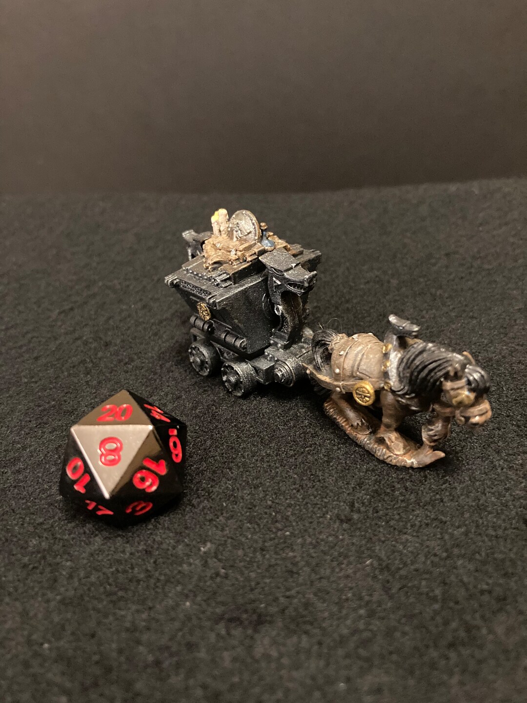 Dwarven Cart for Warhammer by Games Workshop / Painted Miniature for ...