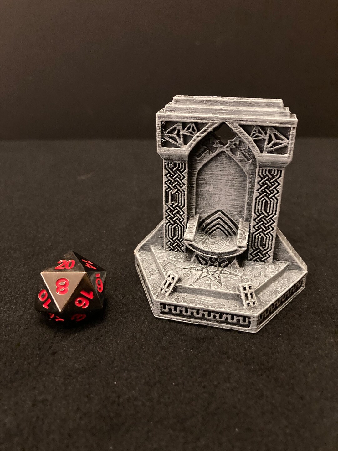 Dwarven Throne by Open Forge / Painted 28mm Miniature Scatter Terrain ...