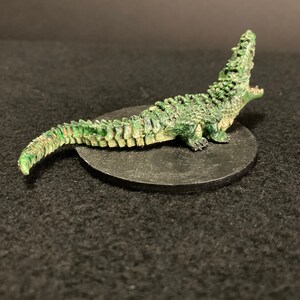 Dire Crocodile by Reaper / Painted Miniature for Dungeons & Dragons Dnd ...