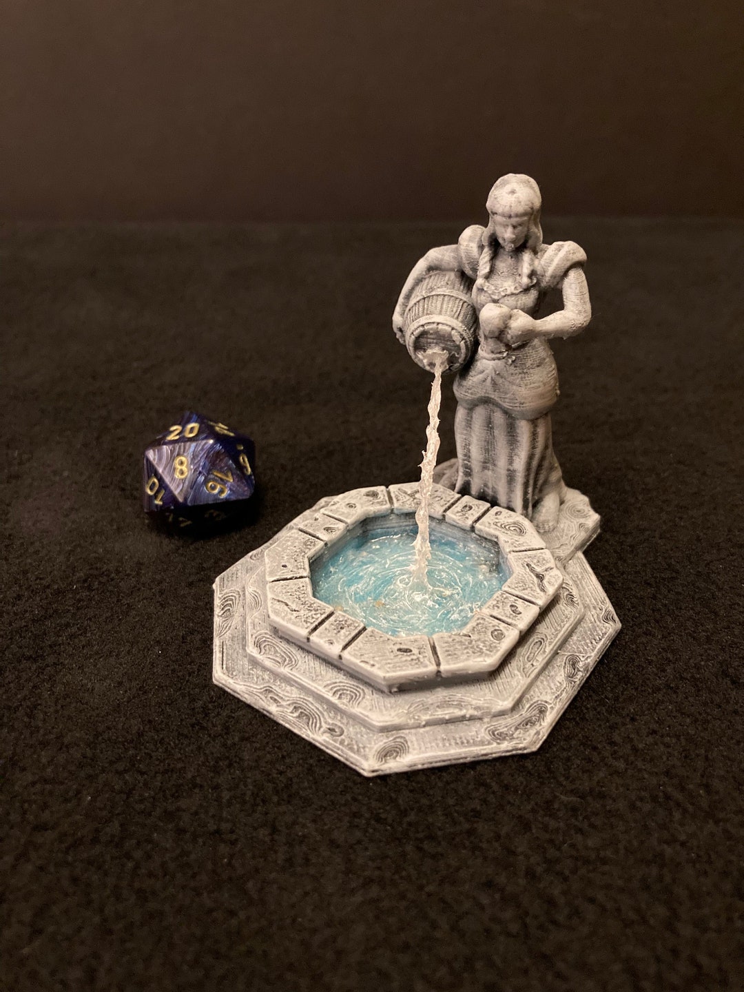 Fountain of the Alewife by EC3D / Painted 28mm Miniature Scatter ...