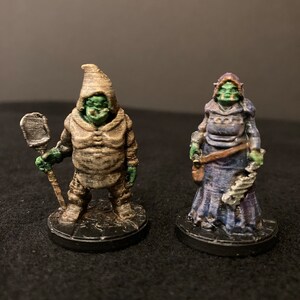 Orc Villagers / Painted 28mm Miniature for Dungeons and Dragons Dnd ...