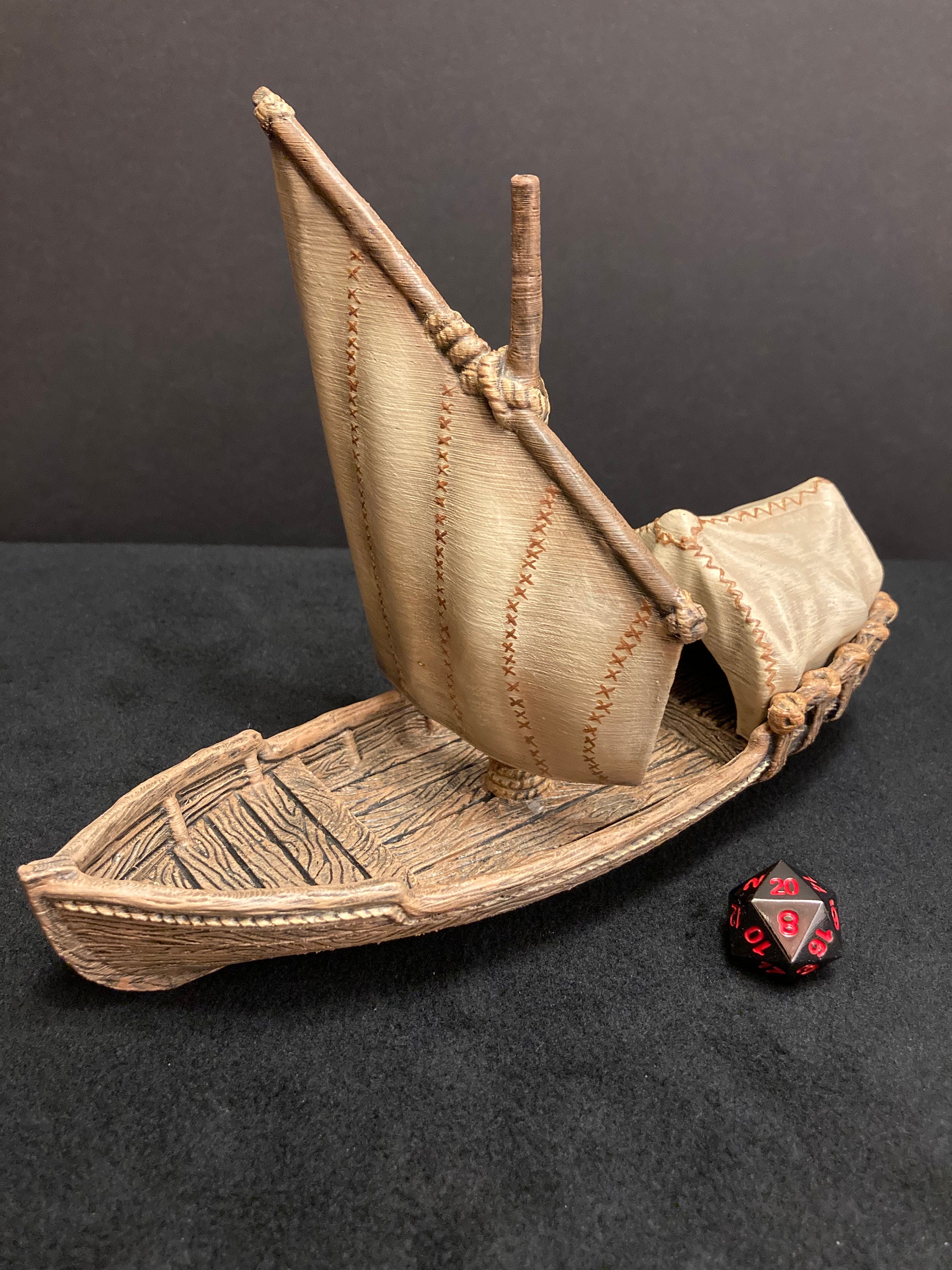 Large Fishermans Skiff by EC3D Designs / Painted 32mm Scale | Etsy