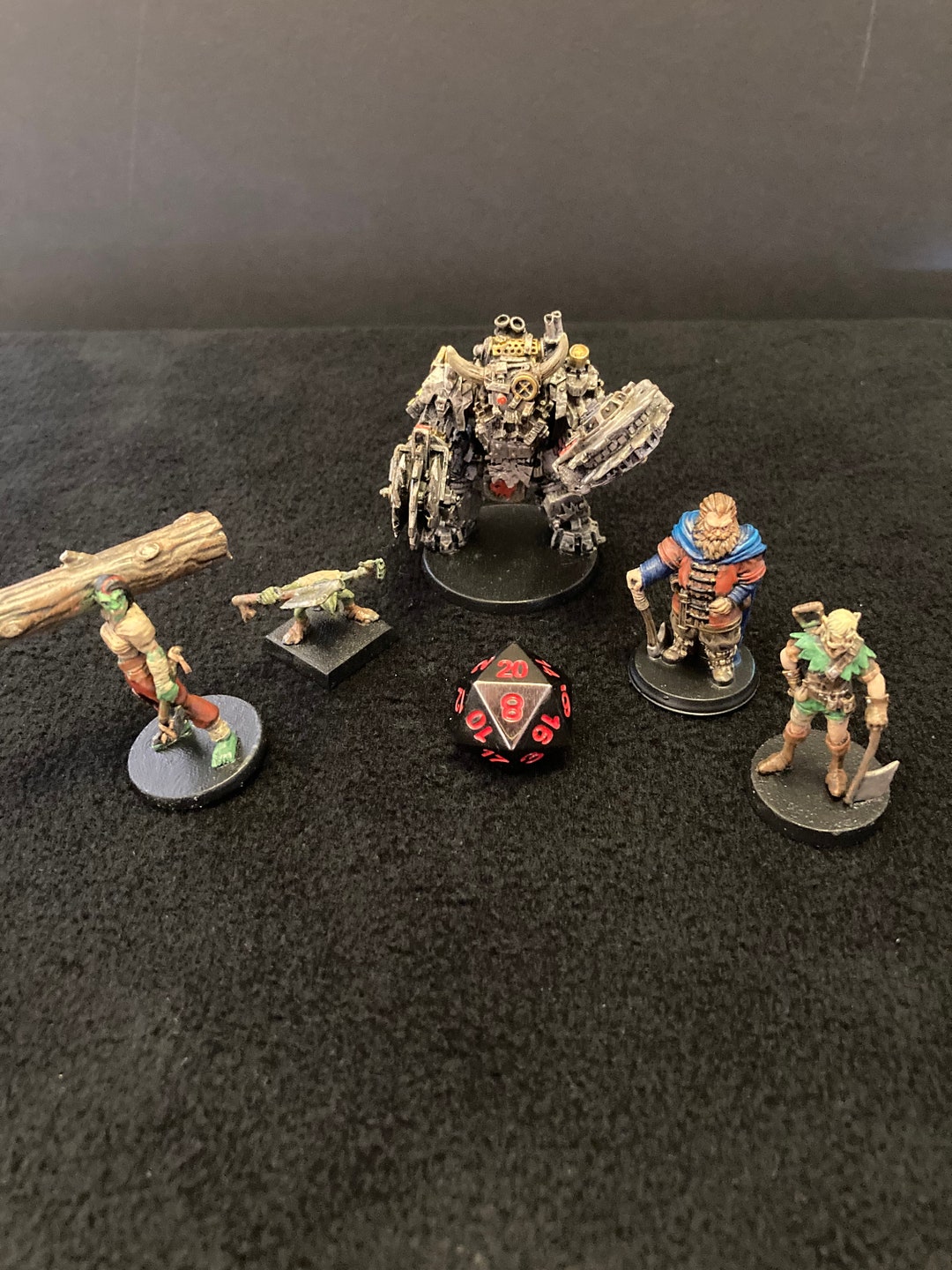 Lumberjack Crew From Mixed Sets / Painted 28mm Miniature for Dungeons ...