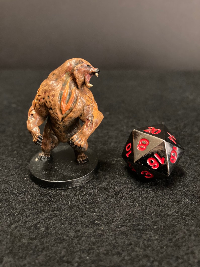Druid Bear Form / Painted 28mm Miniature for Dun - Etsy