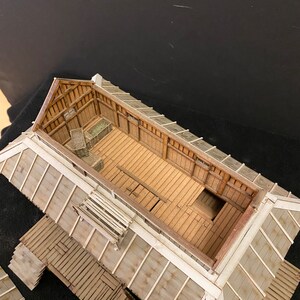 Nanhai Trading Post With Crates by 4ground / Assembled 28mm Miniature ...
