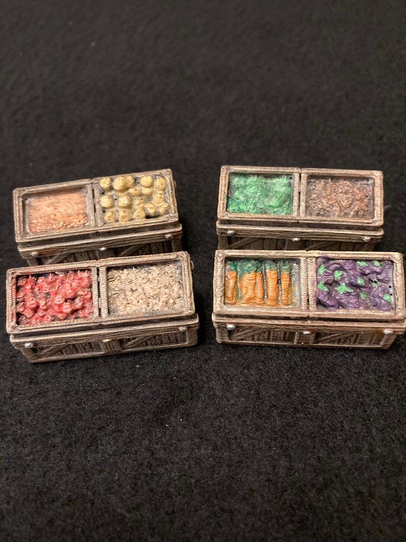 Market Bins / Painted 28mm Miniature for Dungeons and Dragons Dnd ...
