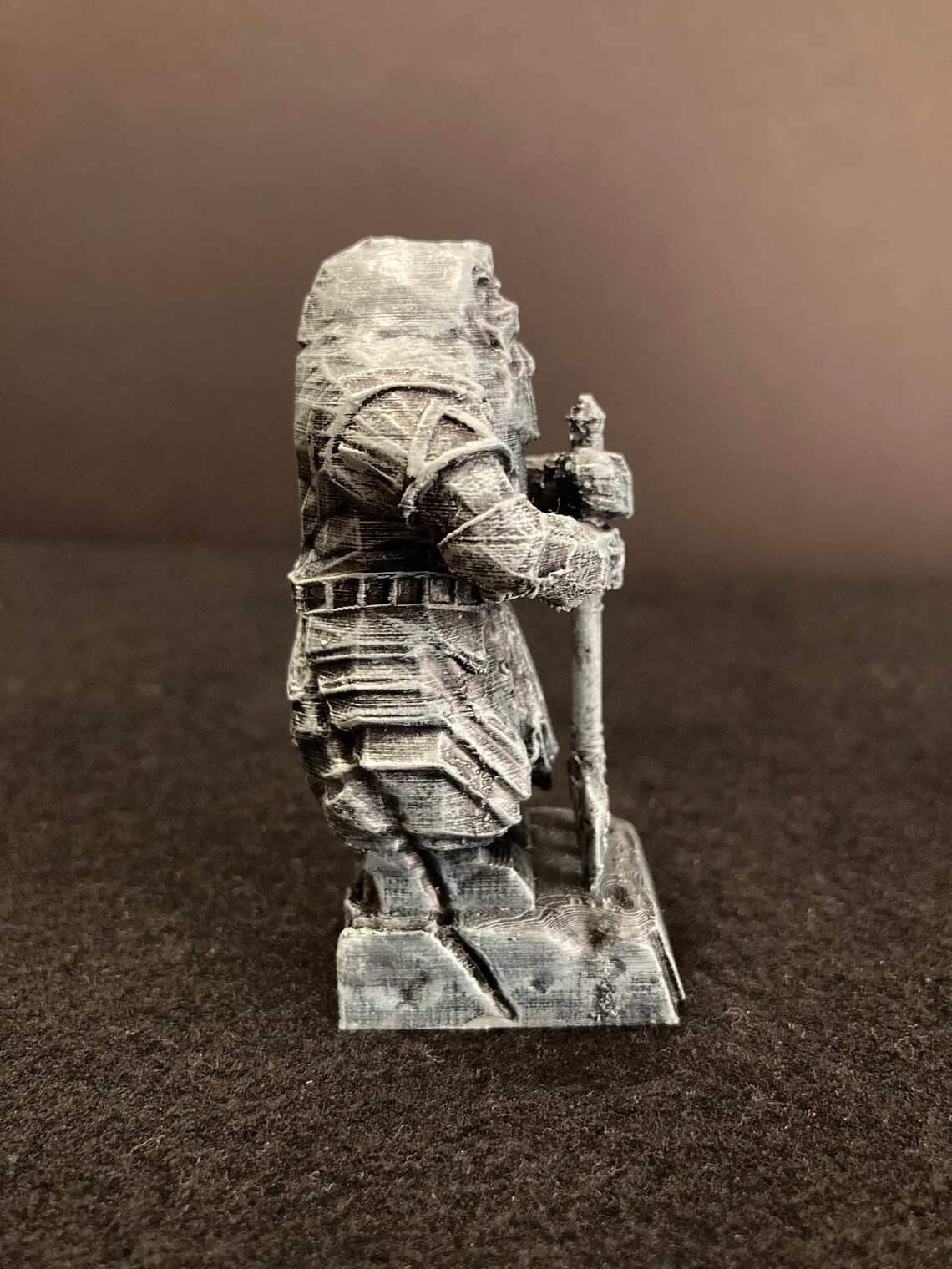 Weathered Ancient Dwarven Statues / Painted Miniature Scatter - Etsy