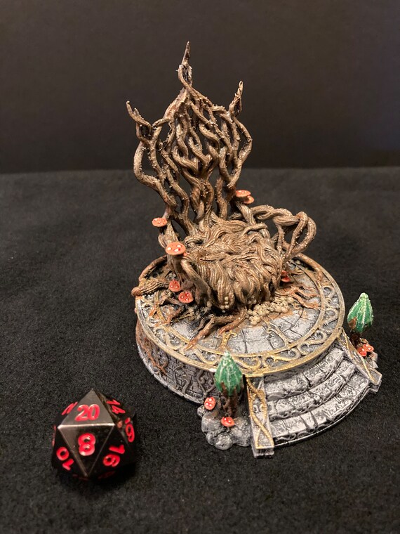 Elven Throne by Printable Scenery / Painted 28mm Miniature - Etsy