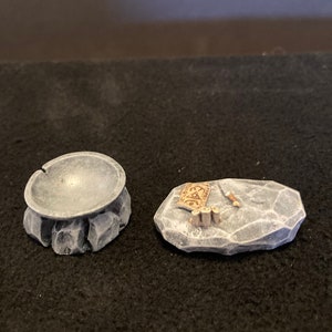 Evil Cult Sacrificial Altar / Painted 28mm Miniature Scatter Terrain ...