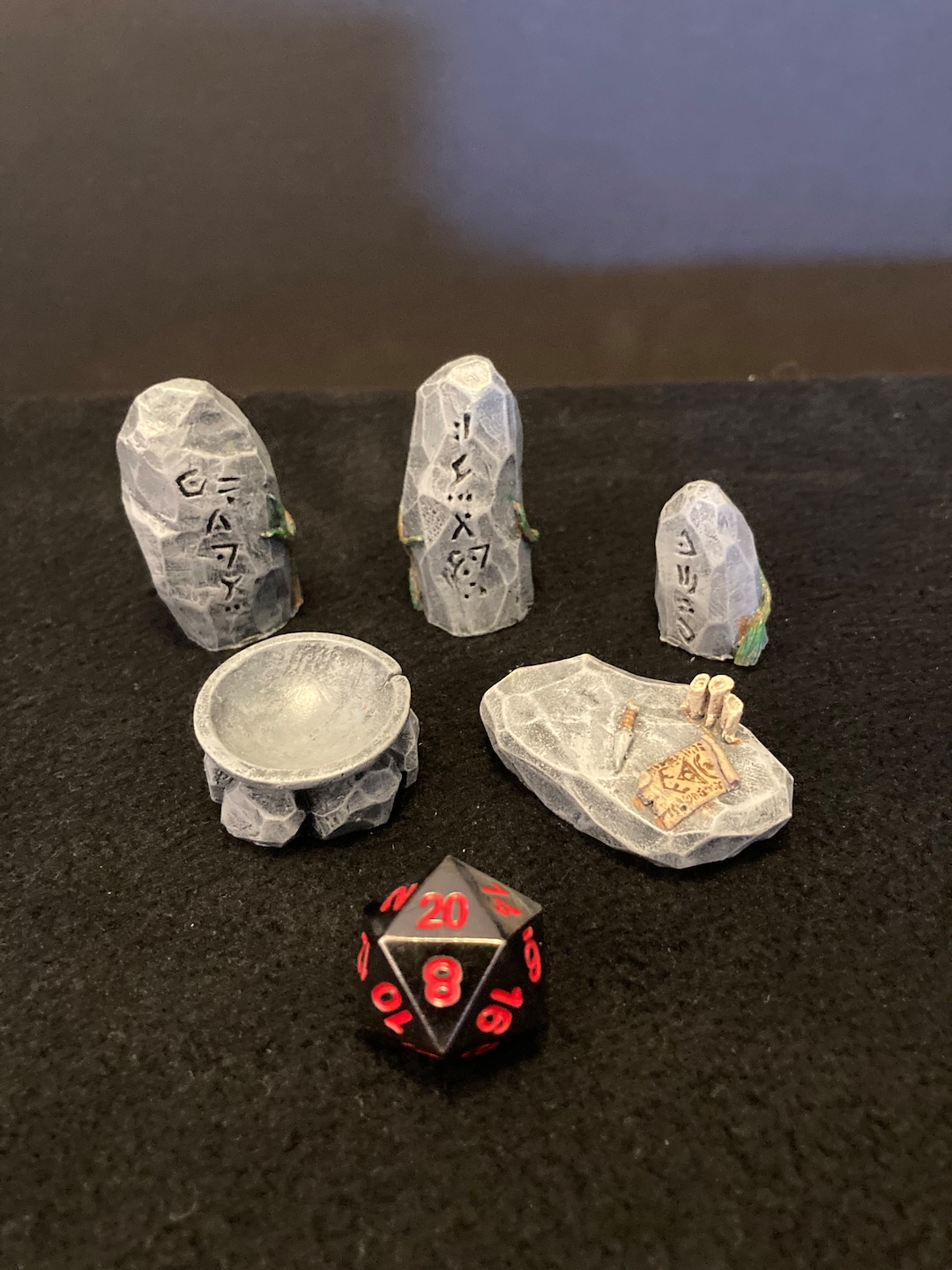 Evil Cult Sacrificial Altar / Painted 28mm Miniature Scatter Terrain ...