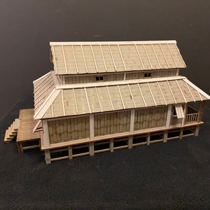 Nanhai Trading Post With Crates by 4ground / Assembled 28mm Miniature ...