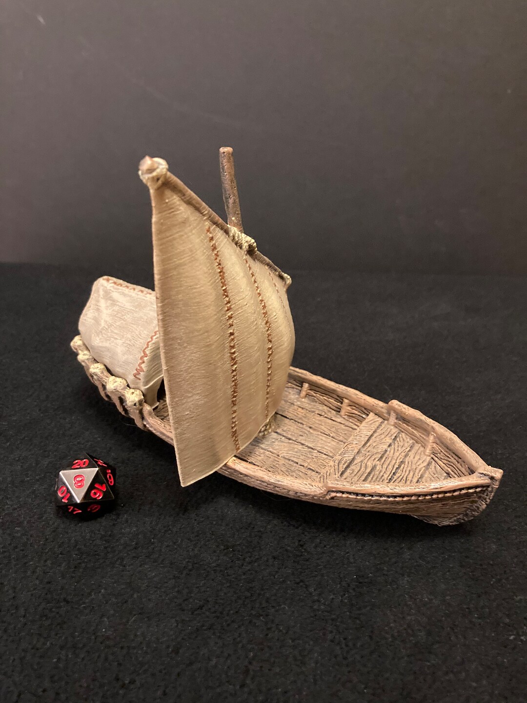 Large Fishermans Skiff by EC3D Designs / Painted 28mm Scale Miniature ...