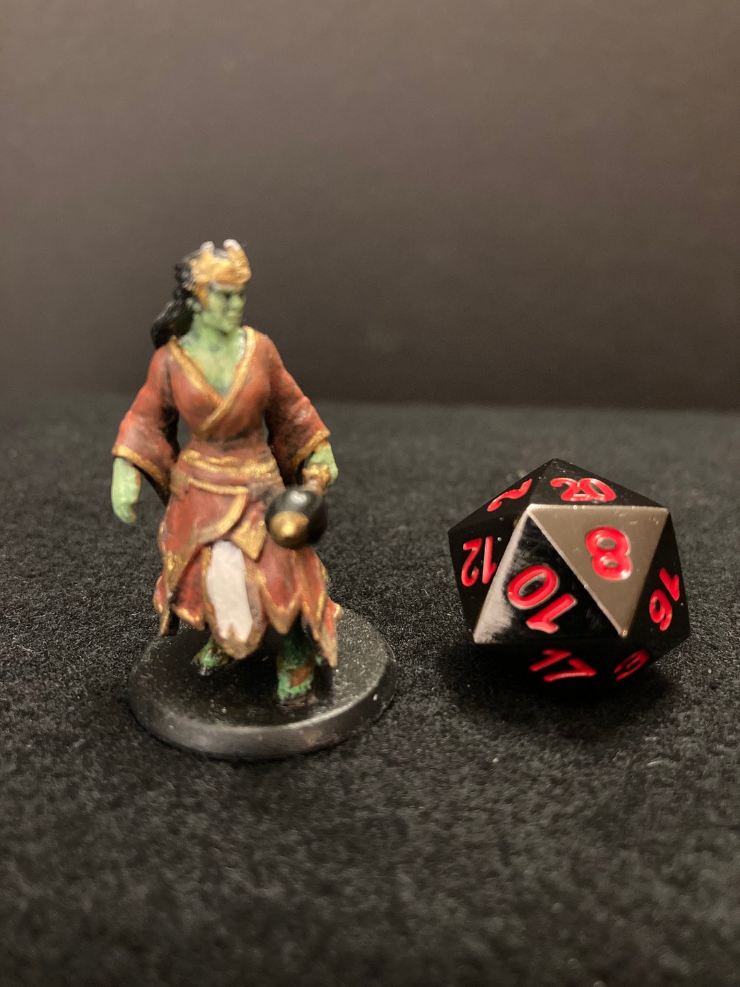 Female Half Orc Spellcaster Custom Made by Hero Forge / Painted 28mm ...