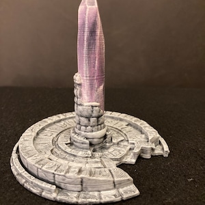 Arcane Crystal Core From 3D Hexes / Painted 28mm Miniature Scatter ...