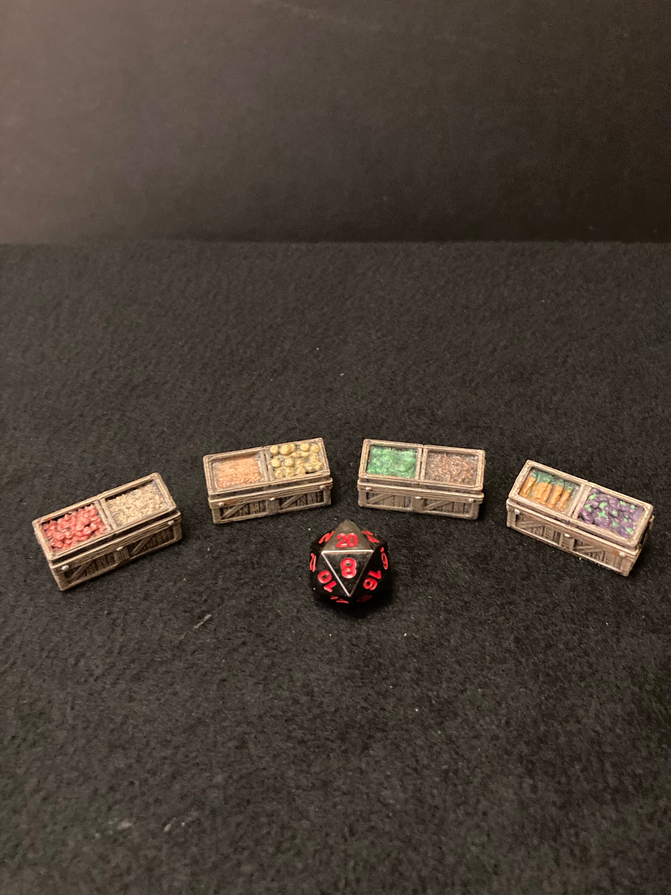 Market Bins / Painted 28mm Miniature for Dungeons and Dragons Dnd ...