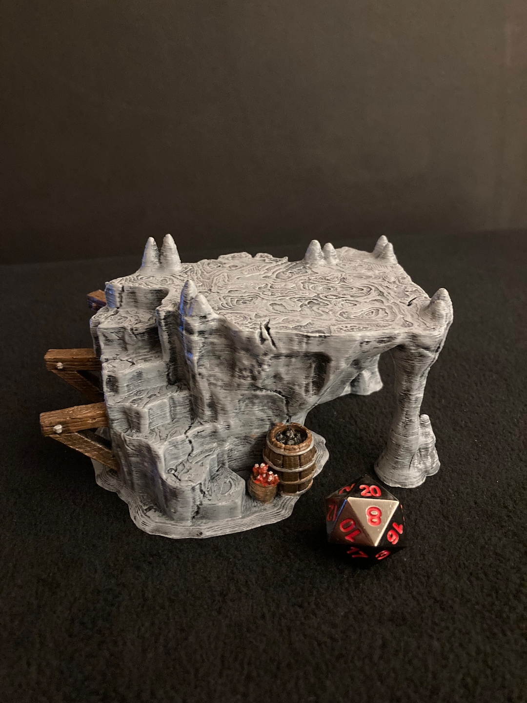 Mine Entrance and Staircase by EC3D / Painted 28mm Miniature Scatter ...