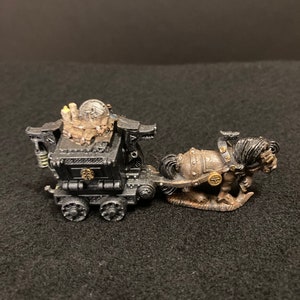 Dwarven Cart for Warhammer by Games Workshop / Painted Miniature for ...