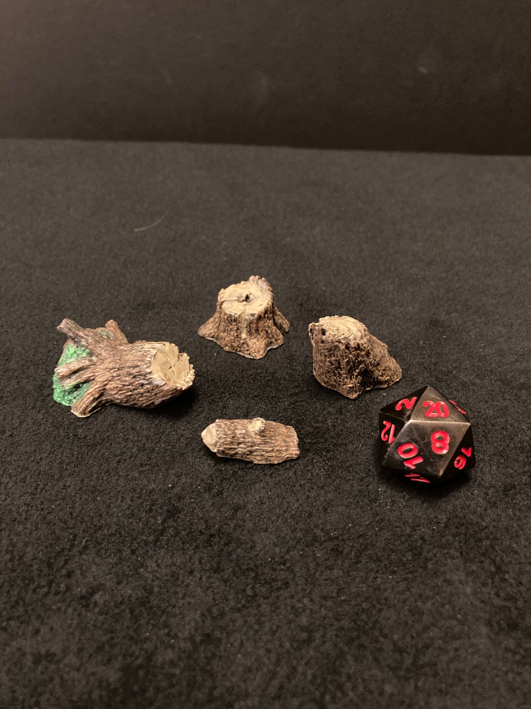 Tree Stumps by Rob Hawkins / Painted 28mm Miniature Scatter Terrain for ...