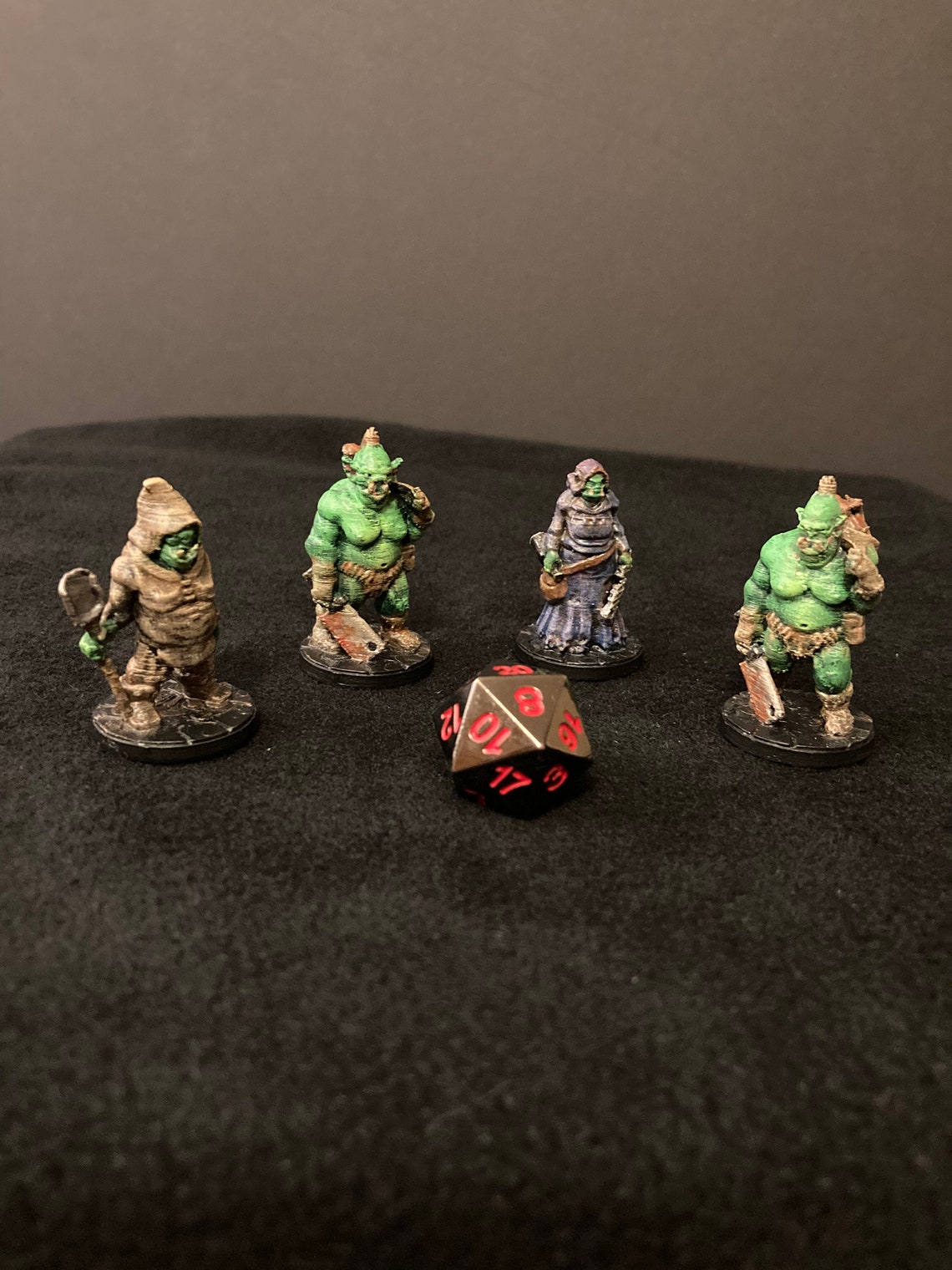 Orc Villagers / Painted 28mm Miniature for Dungeons and - Etsy