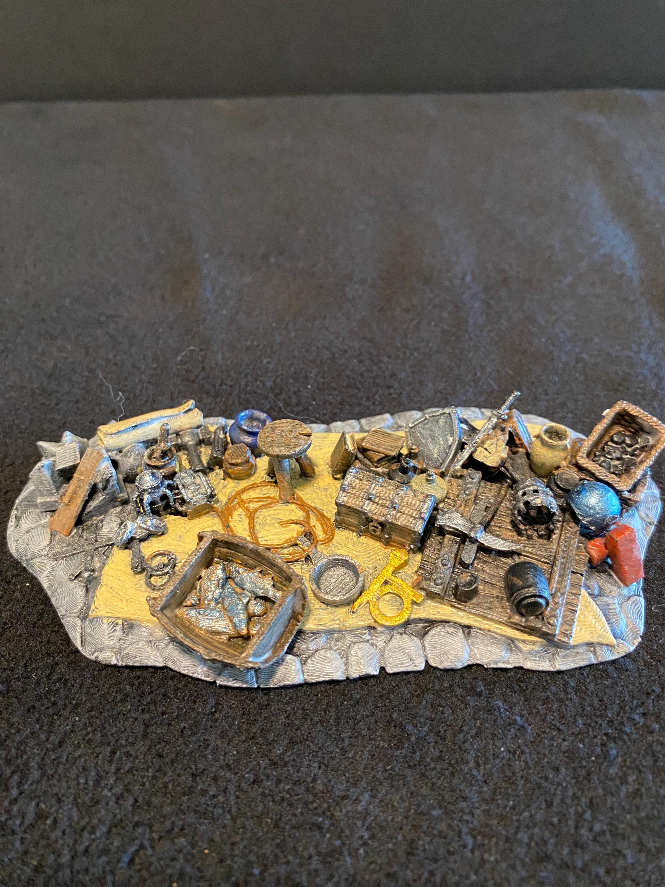 Peddler’s Stall by Inifinite Dimensions / Painted 32mm Miniature ...