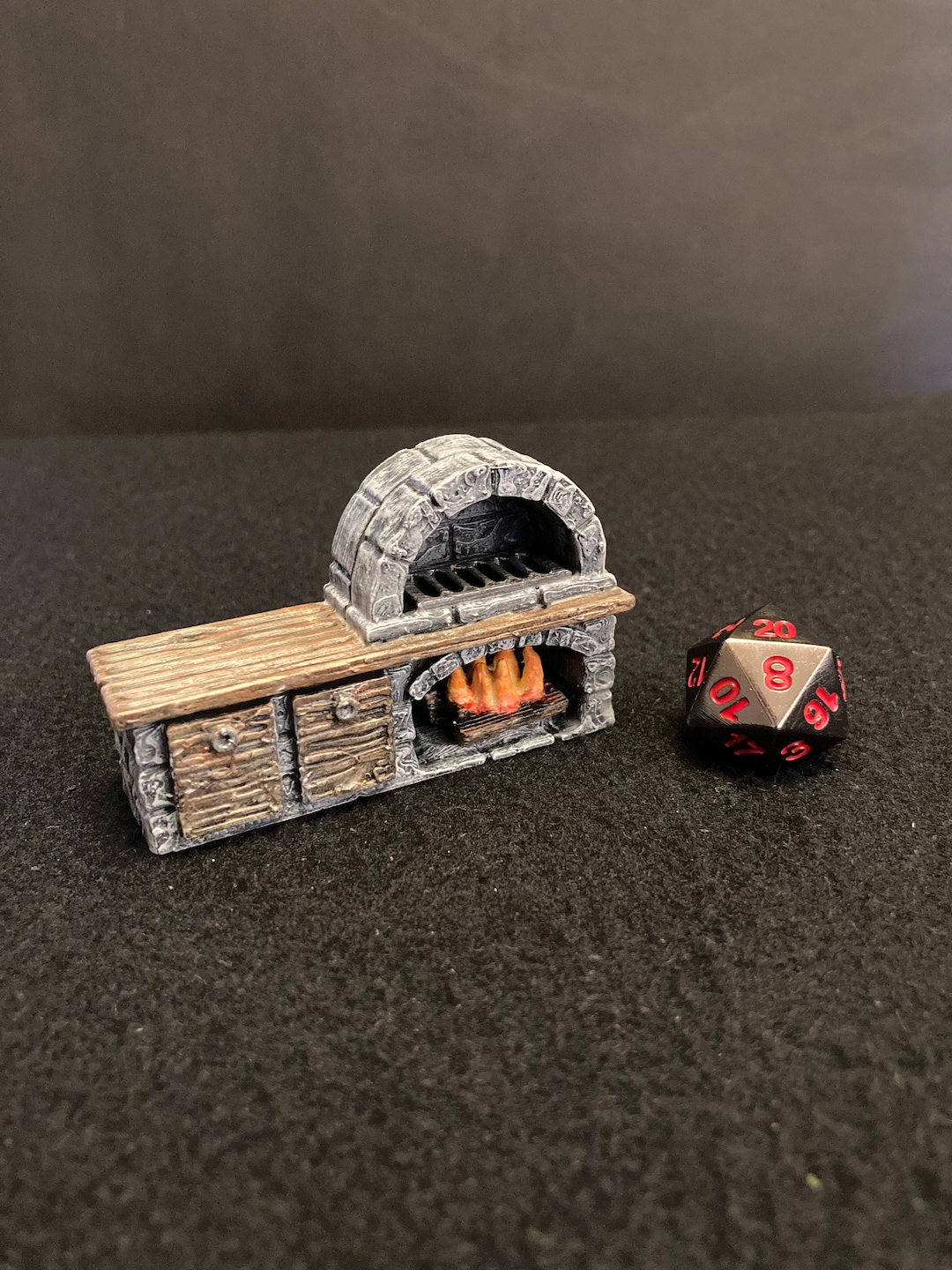 Stone Bread Oven by EC3D / Painted 28mm Miniature Scatter Terrain ...