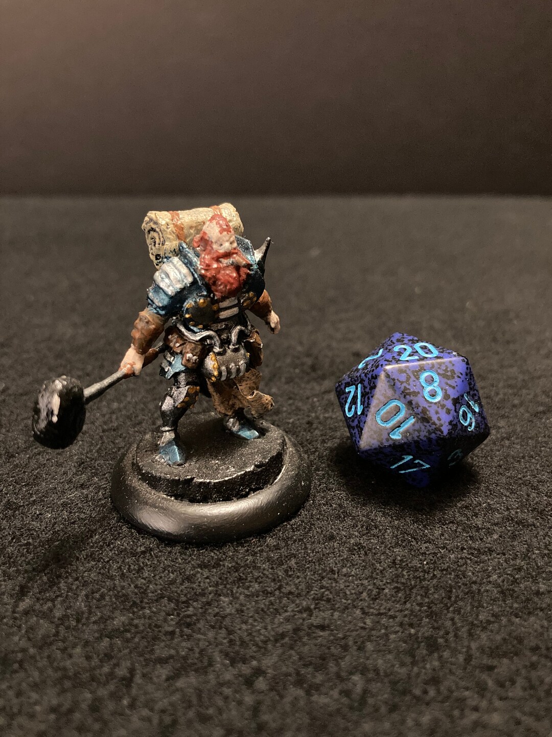 Augmented Fighter From Wrath of Kings / Painted 28mm Miniature for ...