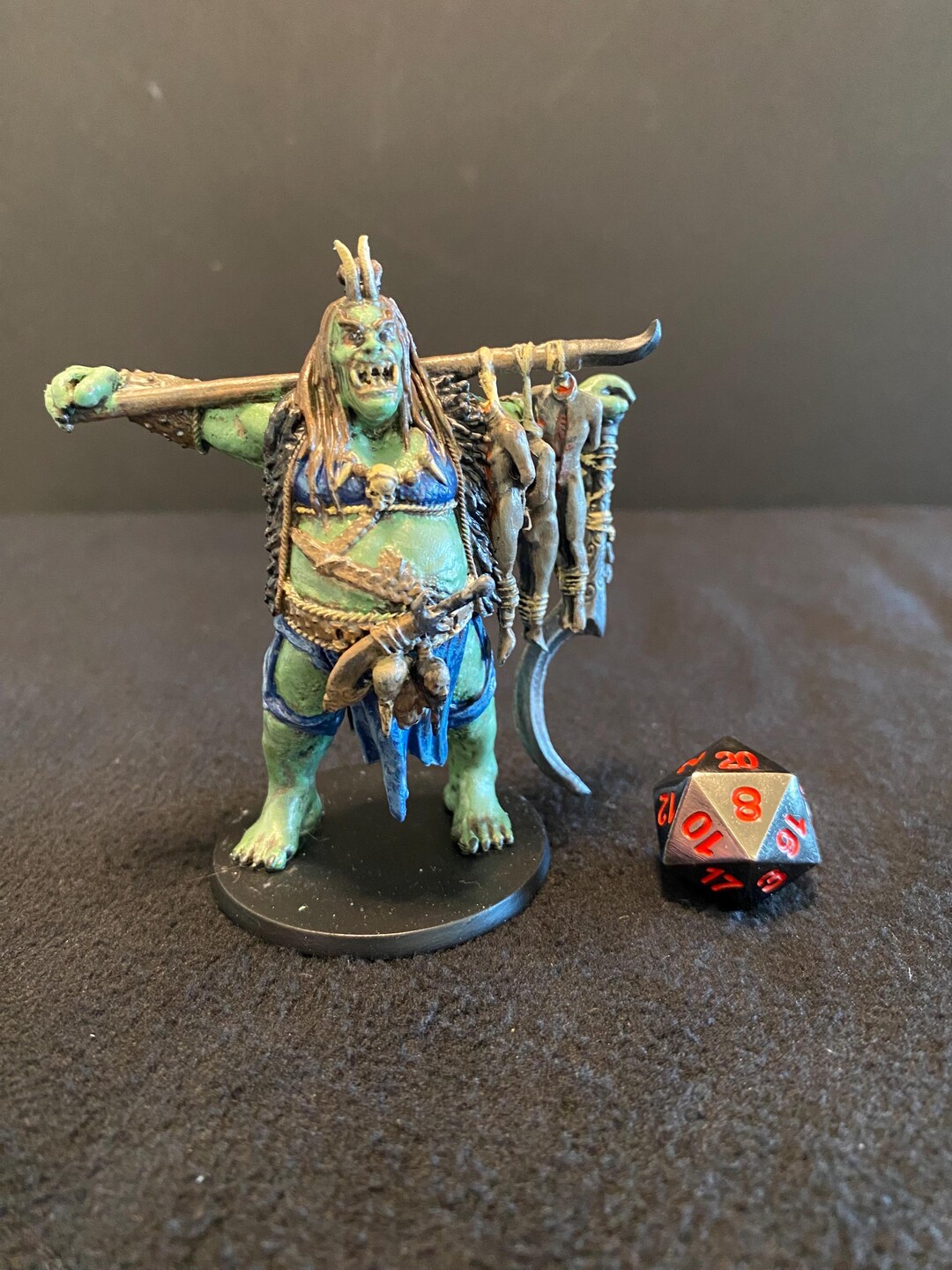Oni of Souls From Rising Sun / Painted 32mm Miniature for Dungeons and ...