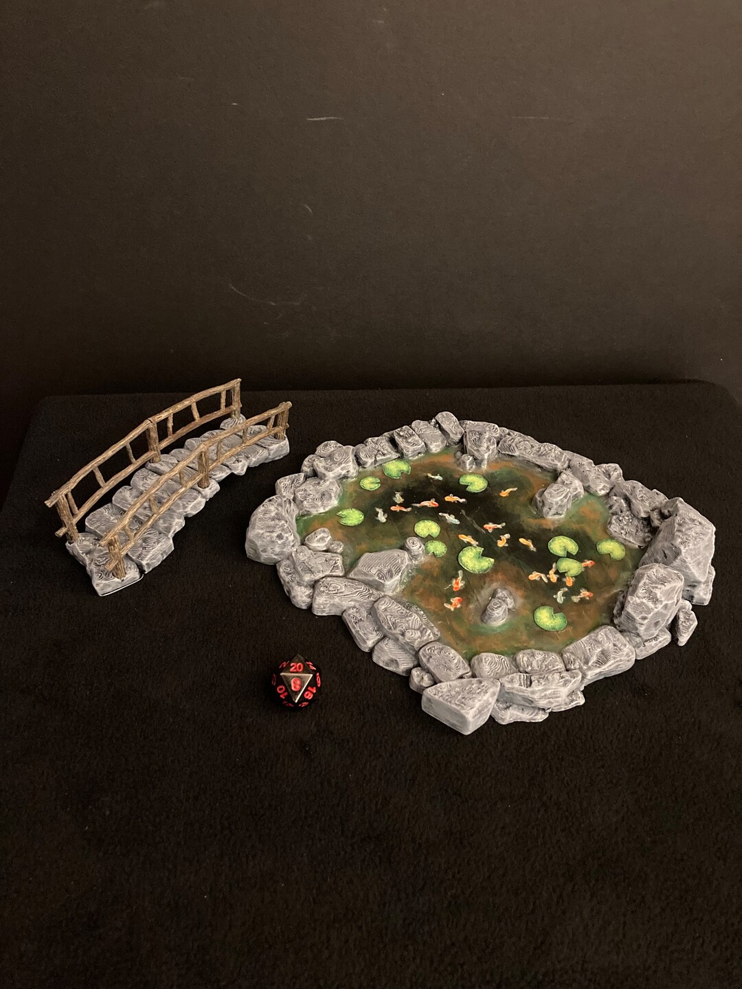 Lovers Pool by Printable Scenery / Painted 28mm Miniature Scatter ...