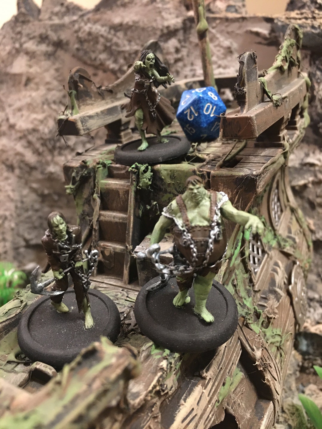 The Drowned / Undead / Malifaux / Painted Miniature for Dungeons ...