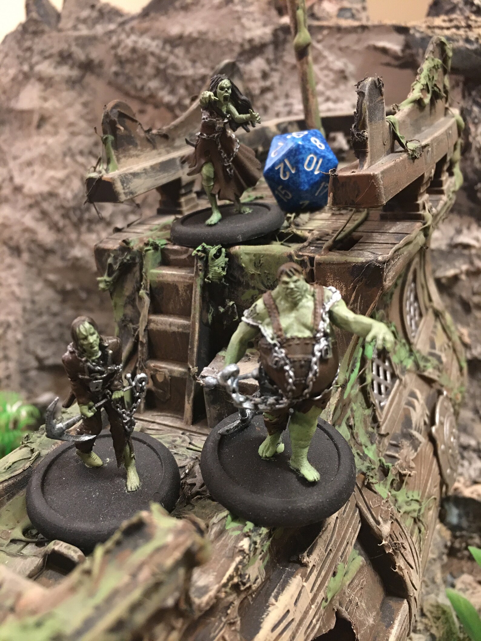 The Drowned / Undead / Malifaux / Painted Miniature for Dungeons ...