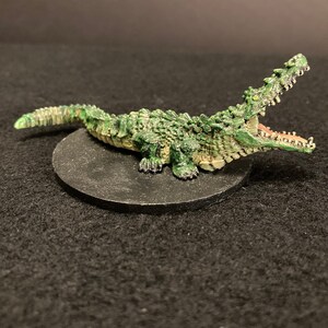 Dire Crocodile by Reaper / Painted Miniature for Dungeons & Dragons Dnd ...
