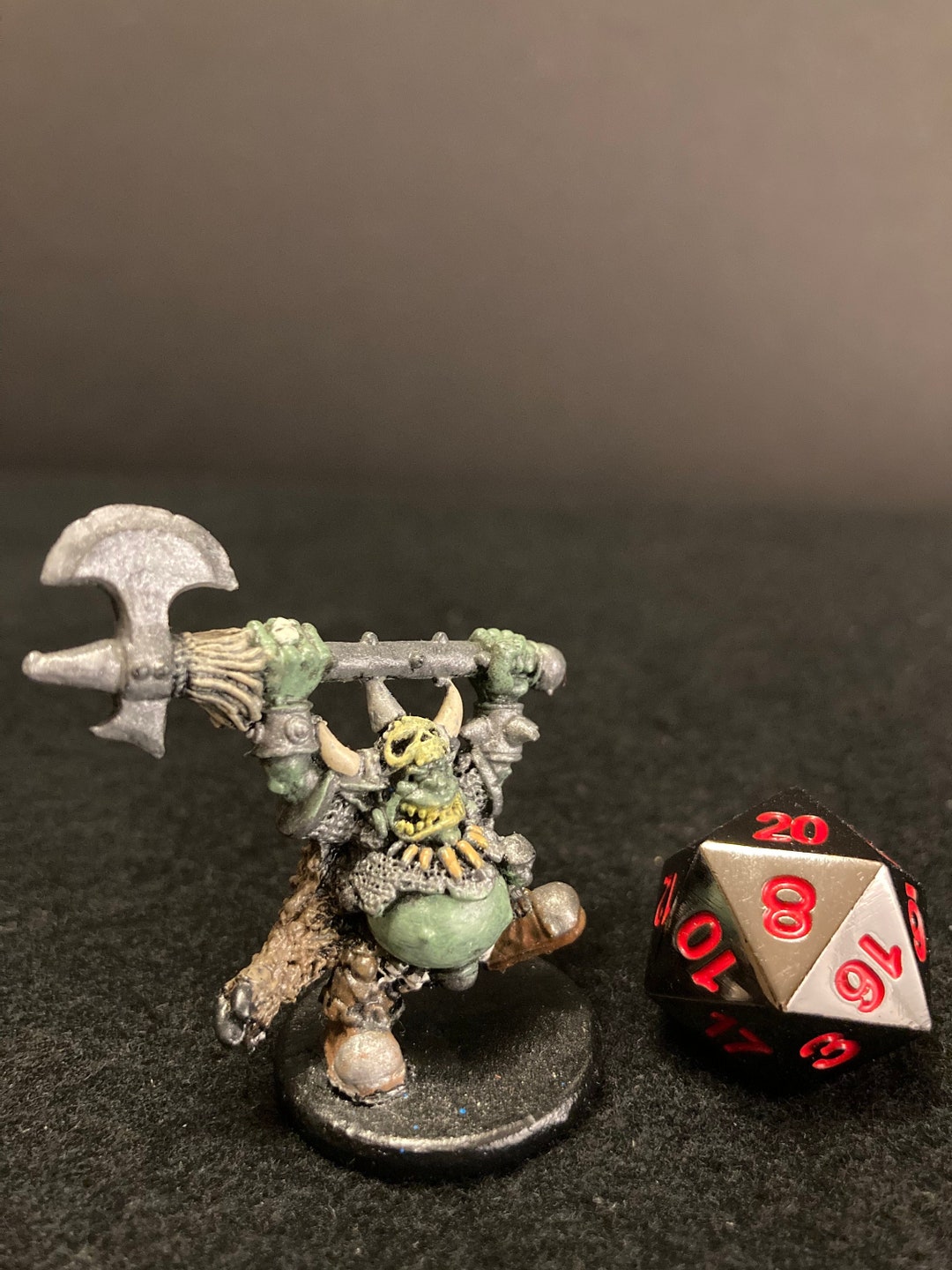 Goblin Chieftain / Painted 28mm Miniature for Dungeons & Dragons Dnd ...