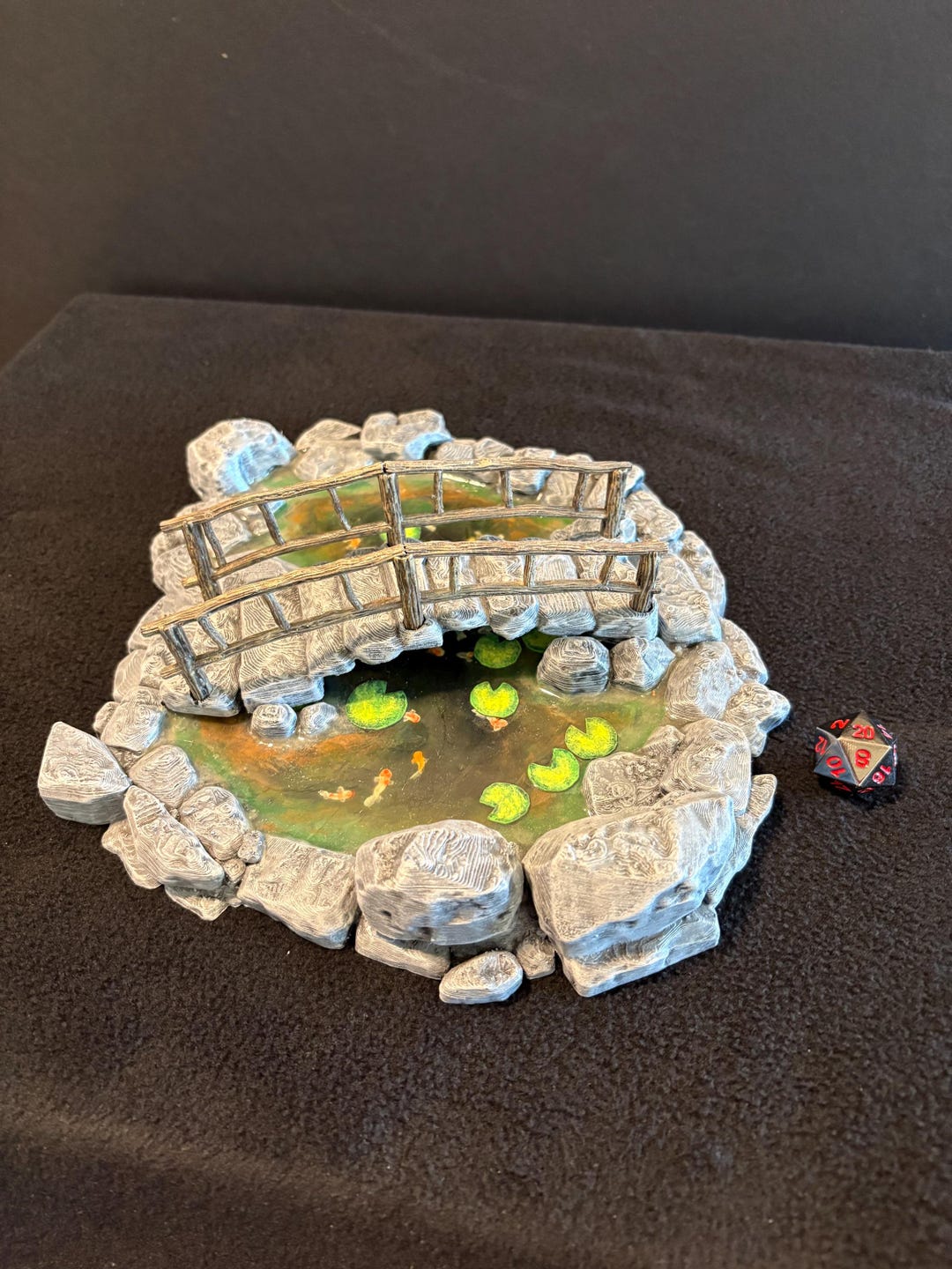 Lovers Pool by Printable Scenery / Painted 28mm Miniature Scatter ...