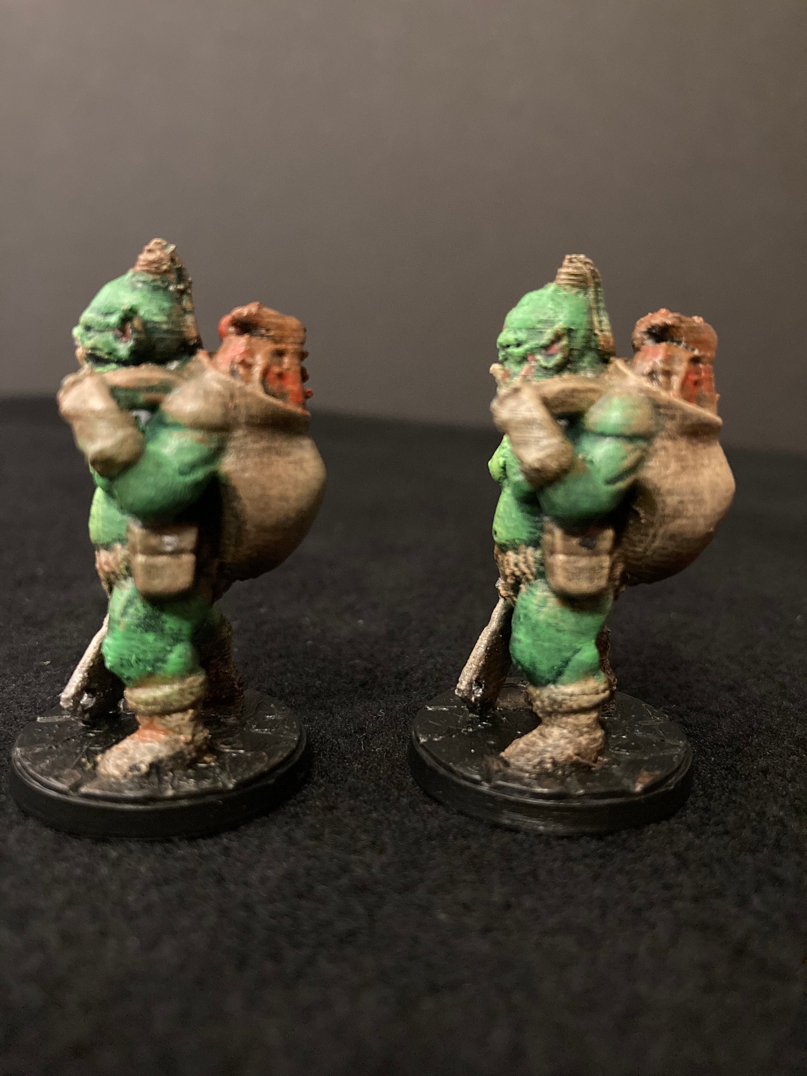 Orc Villagers / Painted 28mm Miniature for Dungeons and - Etsy