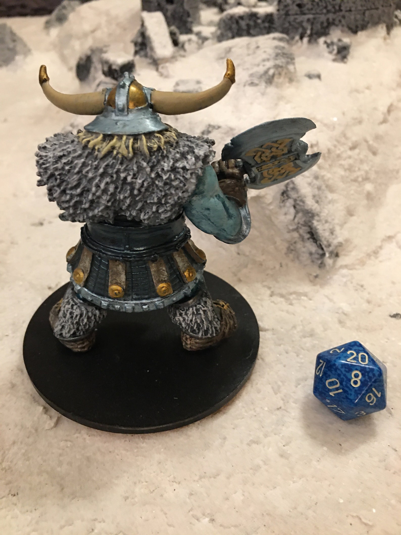 Frost Giant Bodyguard by Reaper Bones / Painted Miniature 28mm Scale ...