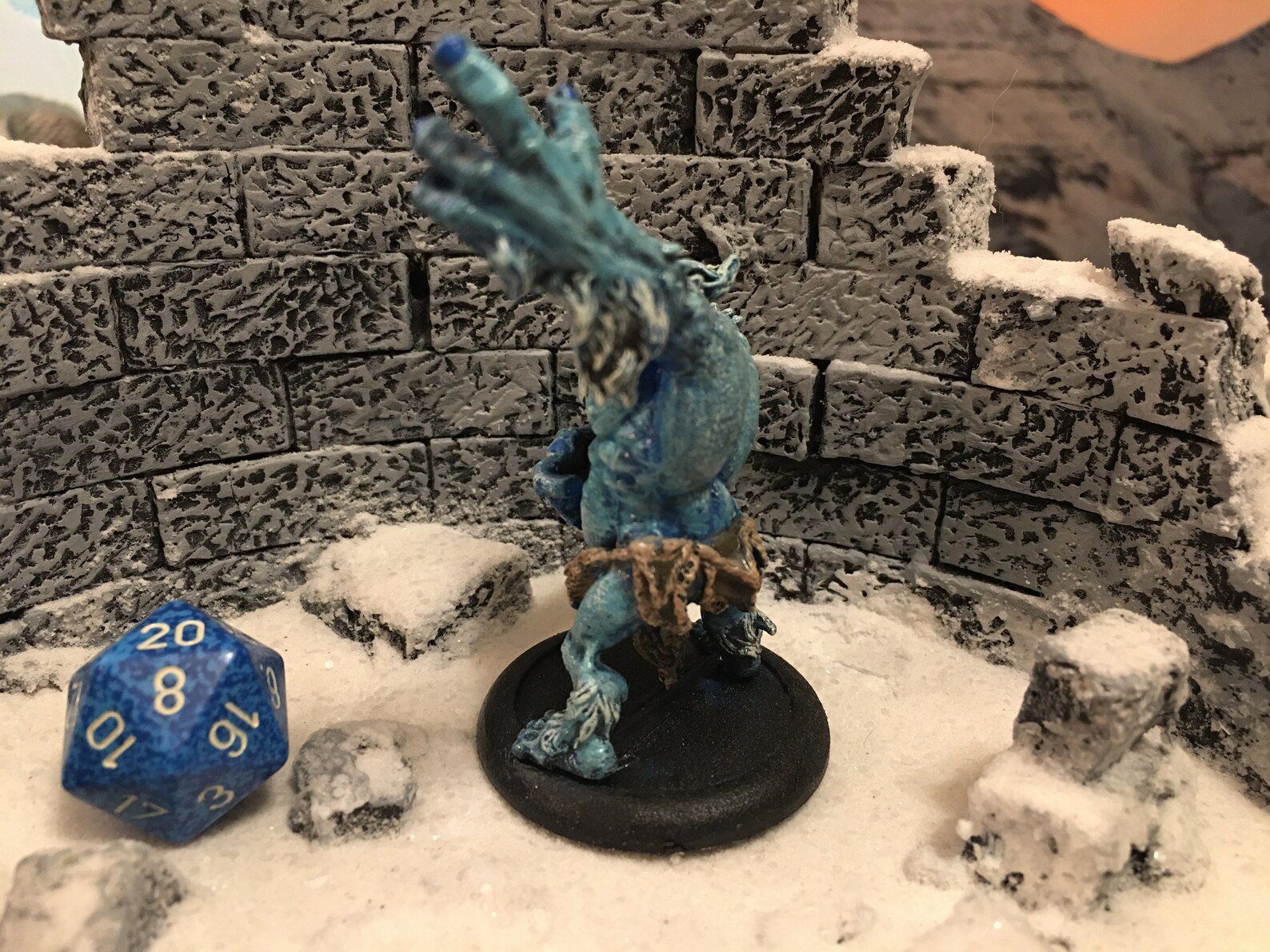 Ice Troll by Privateer Press / Painted Miniature 28mm for - Etsy