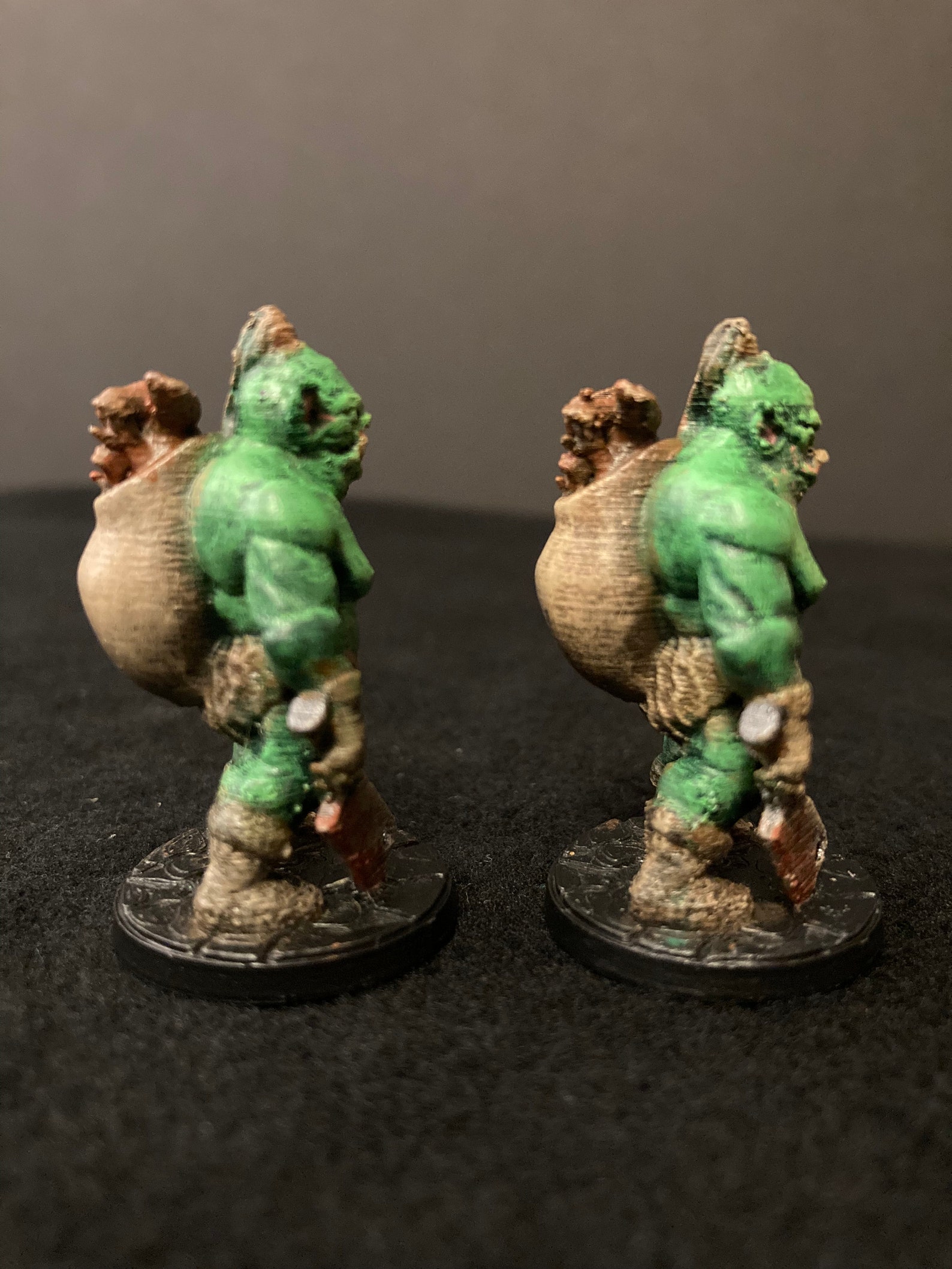 Orc Villagers / Painted 28mm Miniature for Dungeons and - Etsy